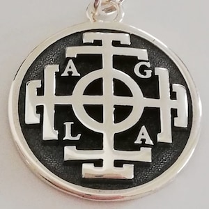 John Dee’s AGLA, Sigil Wheel of Fortune, Ancient Symbol of Luck ...