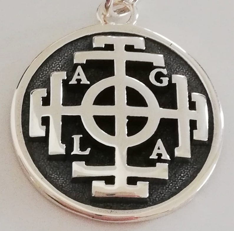 John Dees AGLA Sigil Wheel of Fortune Ancient Symbol of - Etsy