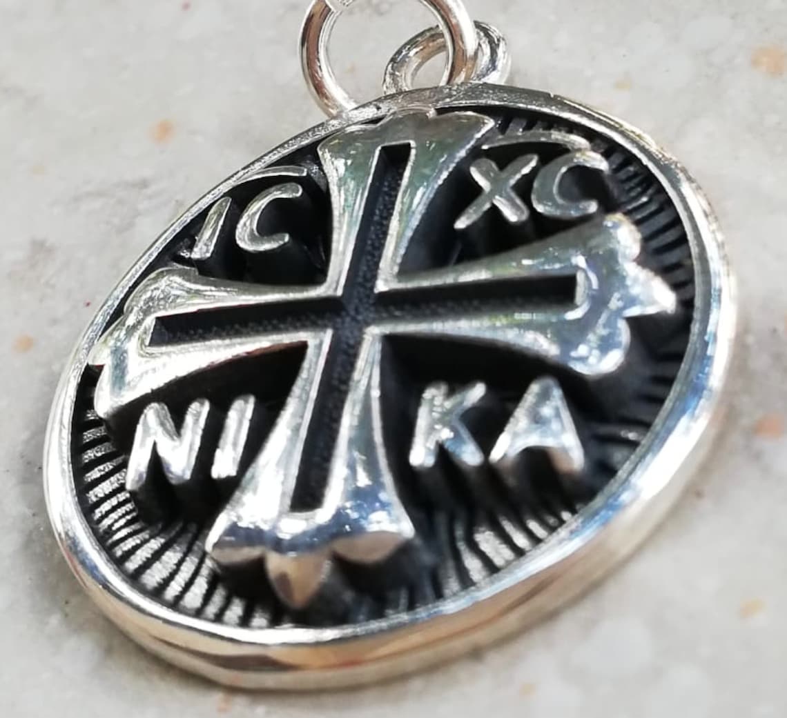 IC XC Nika Jesus Christ Christian Cross Handmade 3D Pendant Solid ...