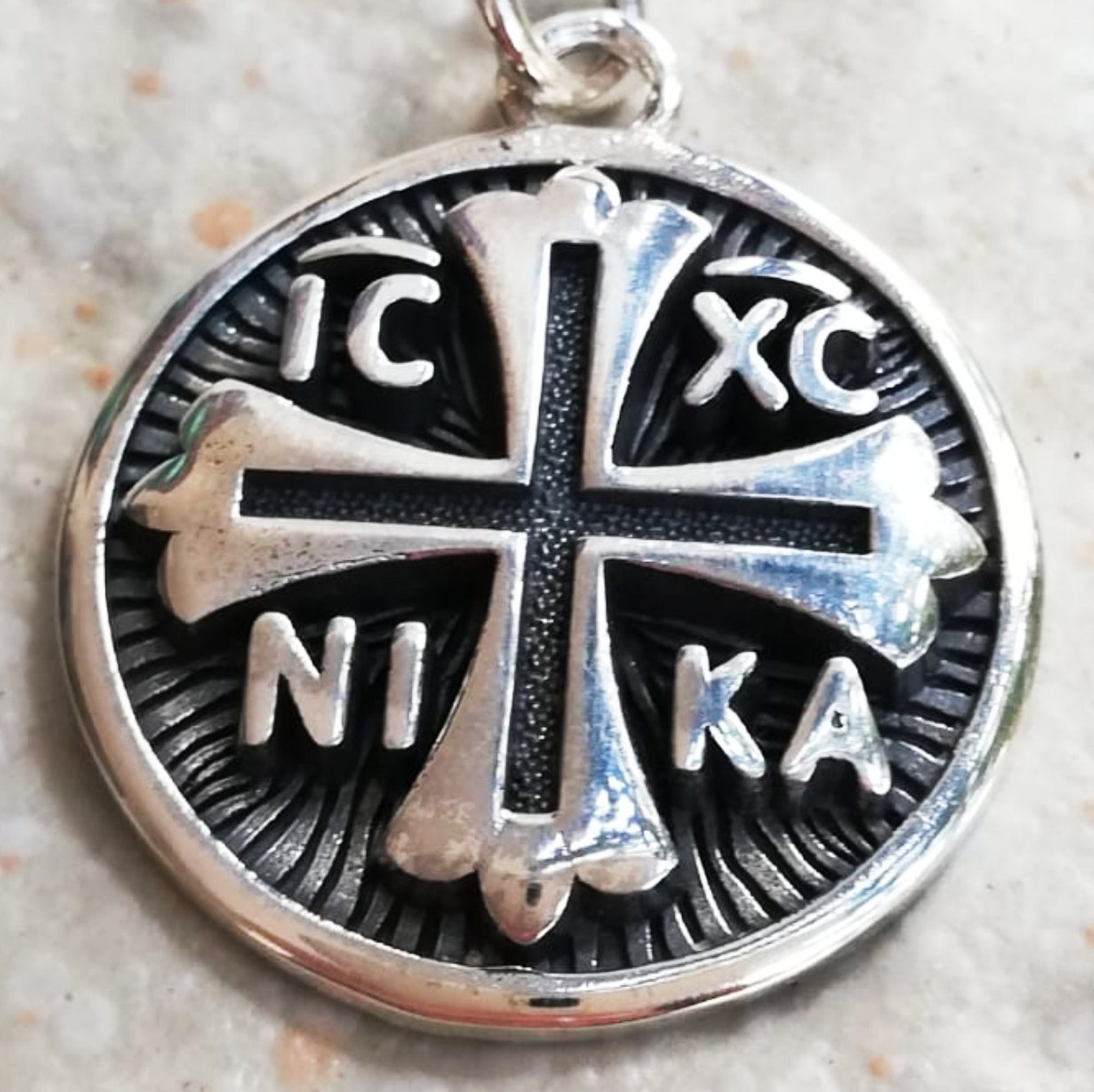 IC XC Nika Jesus Christ Christian Cross Handmade 3D Pendant | Etsy