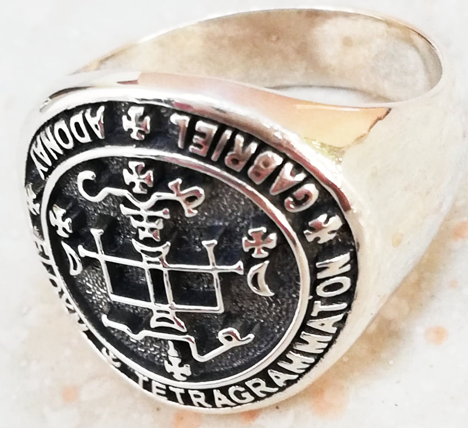 Seal of the Archangel Gabriel God is My Strength Sigil of the - Etsy