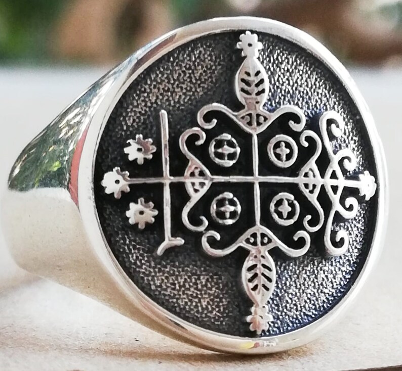 Papa Legba Veve the Guardian of the Crossroads Handmade 3D | Etsy