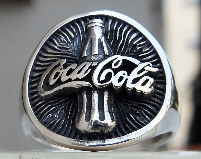 Coke or Pepsi Wood Finger Rings - Etsy