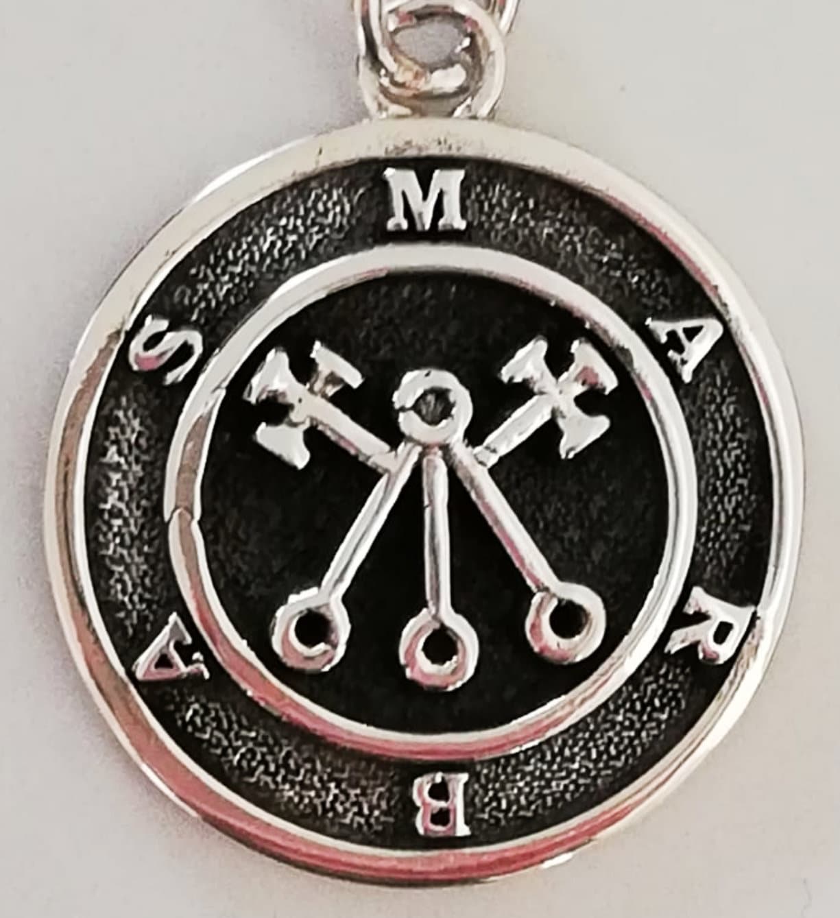 Sigil of Marbas Seal Handmade 3D Pendant Solid Sterling Silver - Etsy