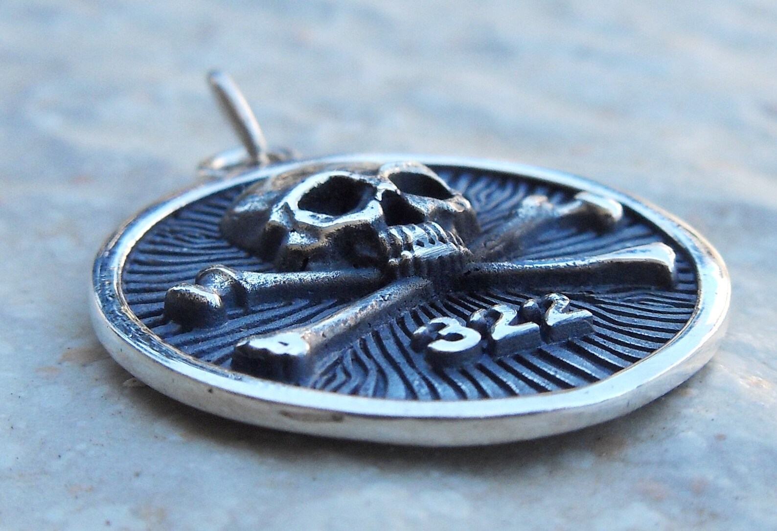 Yale Secret Society Skull and Bones Handmade 3D Pendant Solid - Etsy