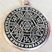 Enochian Sigil of Protection Solomon Kabbalah Amulet Talisman Handmade ...