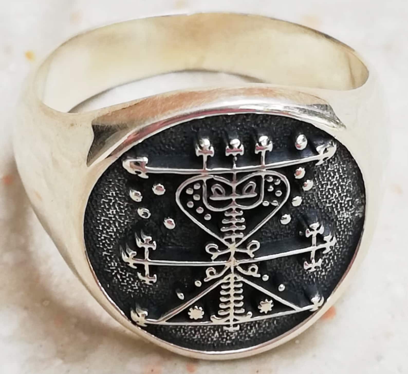 Loa Lwa Veve Maman Brigitte Amulet Voodoo Talisman Hoodoo - Etsy