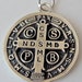 St Benedict Exorcism Cross Demon Protection Ghost Hunter Handmade 3D ...
