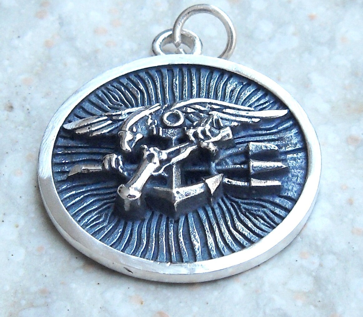 US Special Forces Navy Seals Handmade 3D Pendant Solid | Etsy