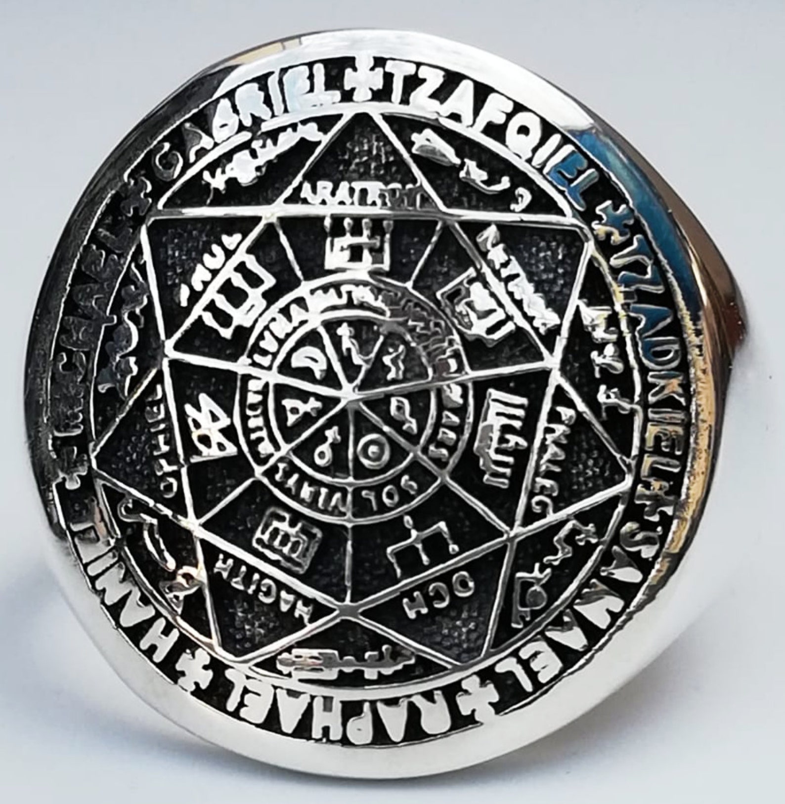 The Seal of the Seven Archangels Seals of Solomon Kabbalah - Etsy Canada