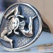 Sicilian Trinacria Triskelion Medusa Triskele Handmade 3D Ring Solid ...