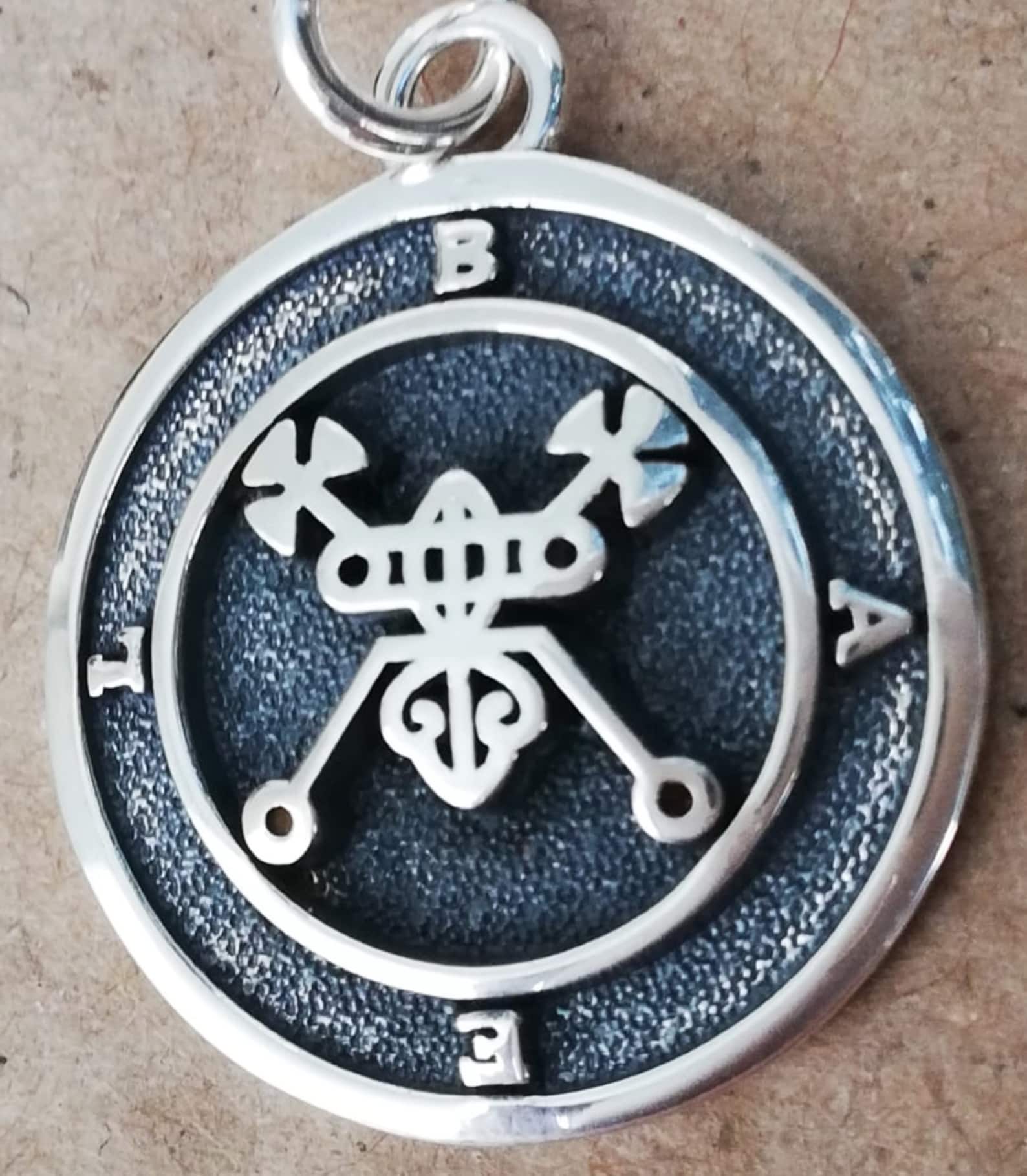 Sigil of Bael Lesser Key Demon Seal Handmade 3D Pendant Solid - Etsy