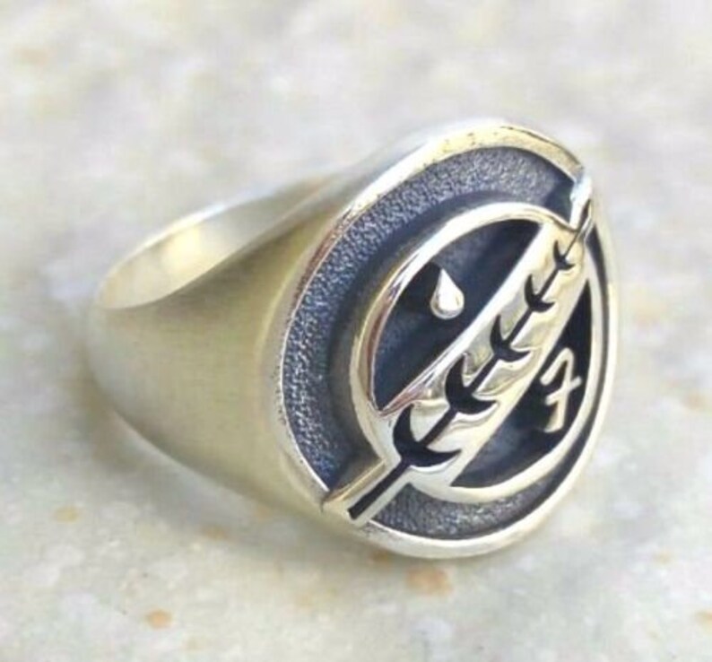 Boba Fett Chest Insignia Star Wars Handmade 3D Ring Solid | Etsy