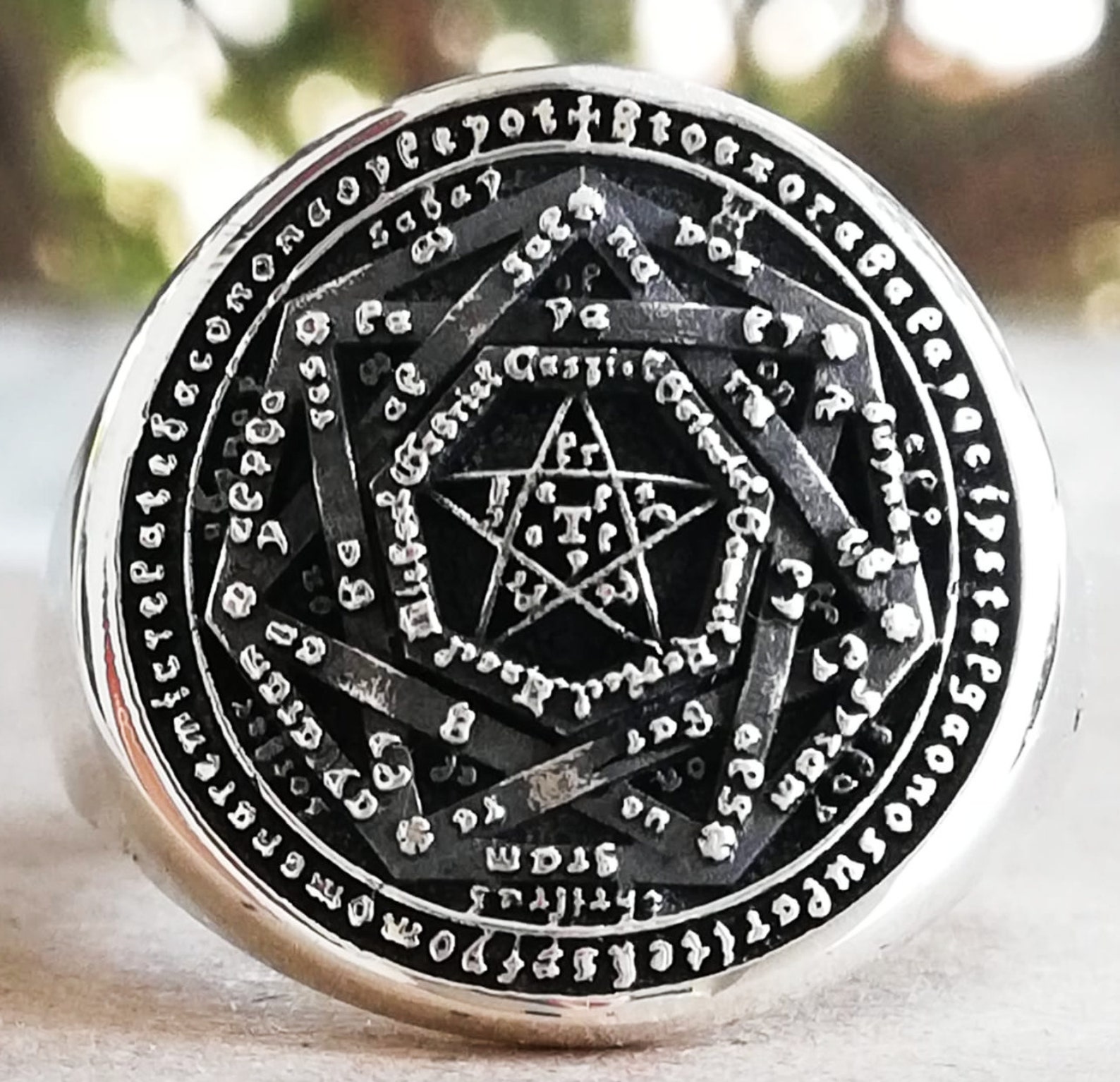 Sigillum Dei Ameth, John Dee Seal of God, Enochian John Dee Angel ...