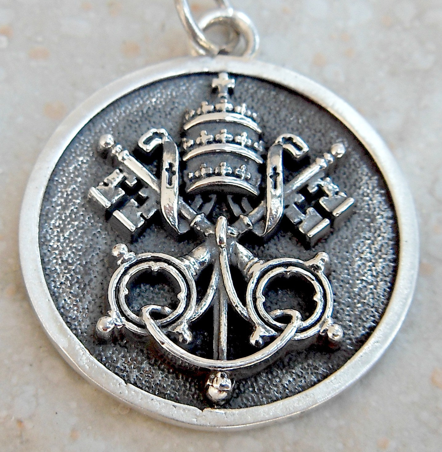 Vatican Christianity Crossed Keys Crown St. Peter Papal Keys Handmade ...