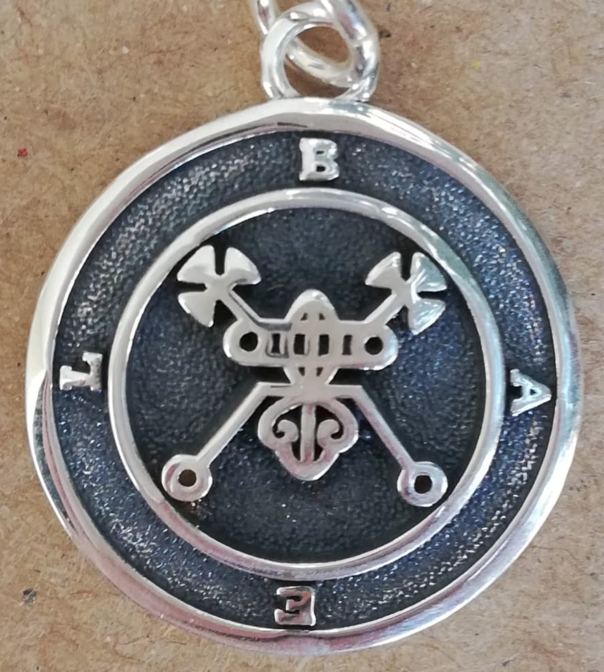 Sigil of Bael Lesser Key Demon Seal Handmade 3D Pendant Solid Sterling ...
