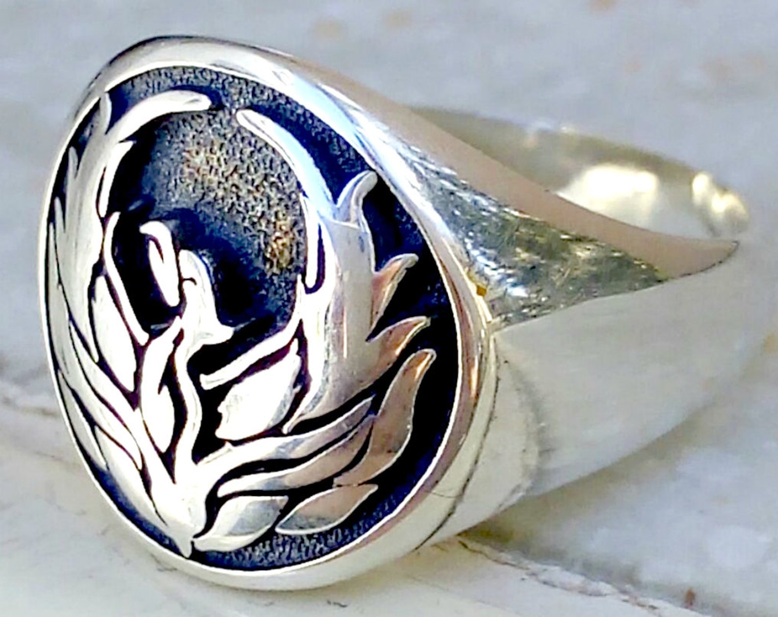 Rising Phoenix Handmade 3D Ring Solid Sterling Silver 925 - Etsy
