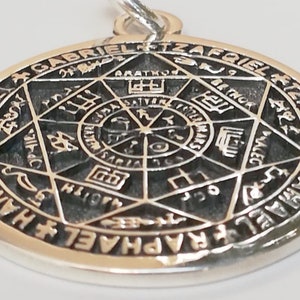 The Seal of the Seven Archangels Seals of Solomon Kabbalah Amulet ...