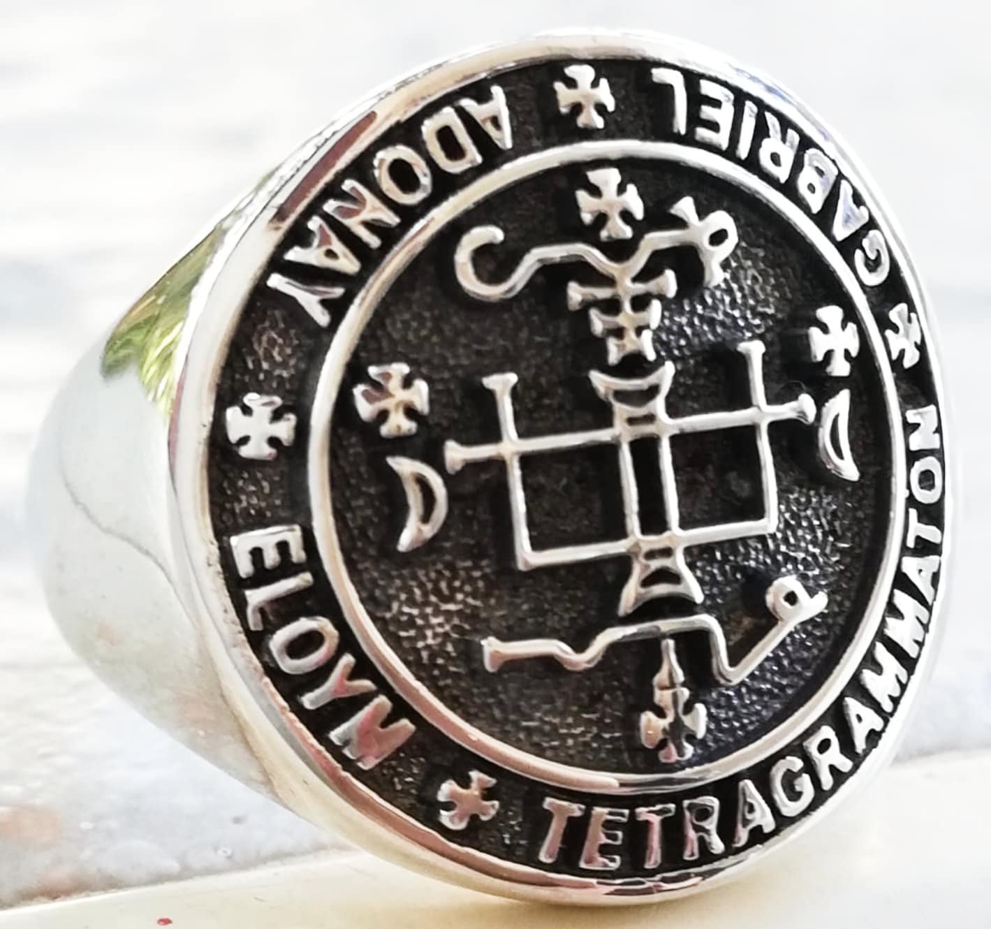 Seal of the Archangel Gabriel God is My Strength Sigil of the - Etsy