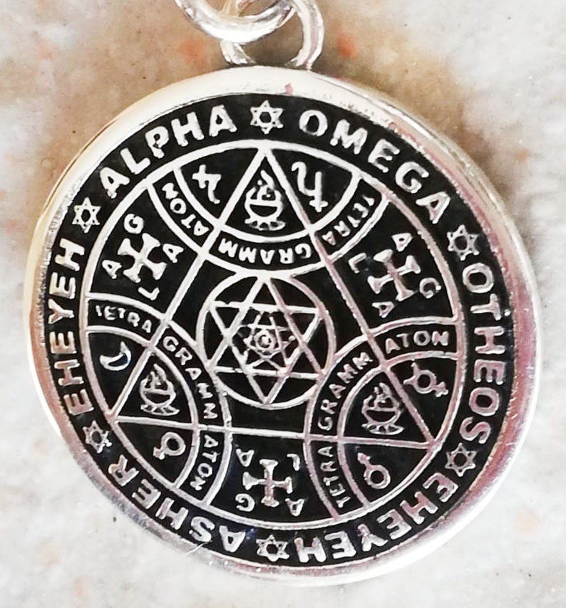 Enochian Sigil de la protection Solomon Kabbalah Amulette - Etsy France