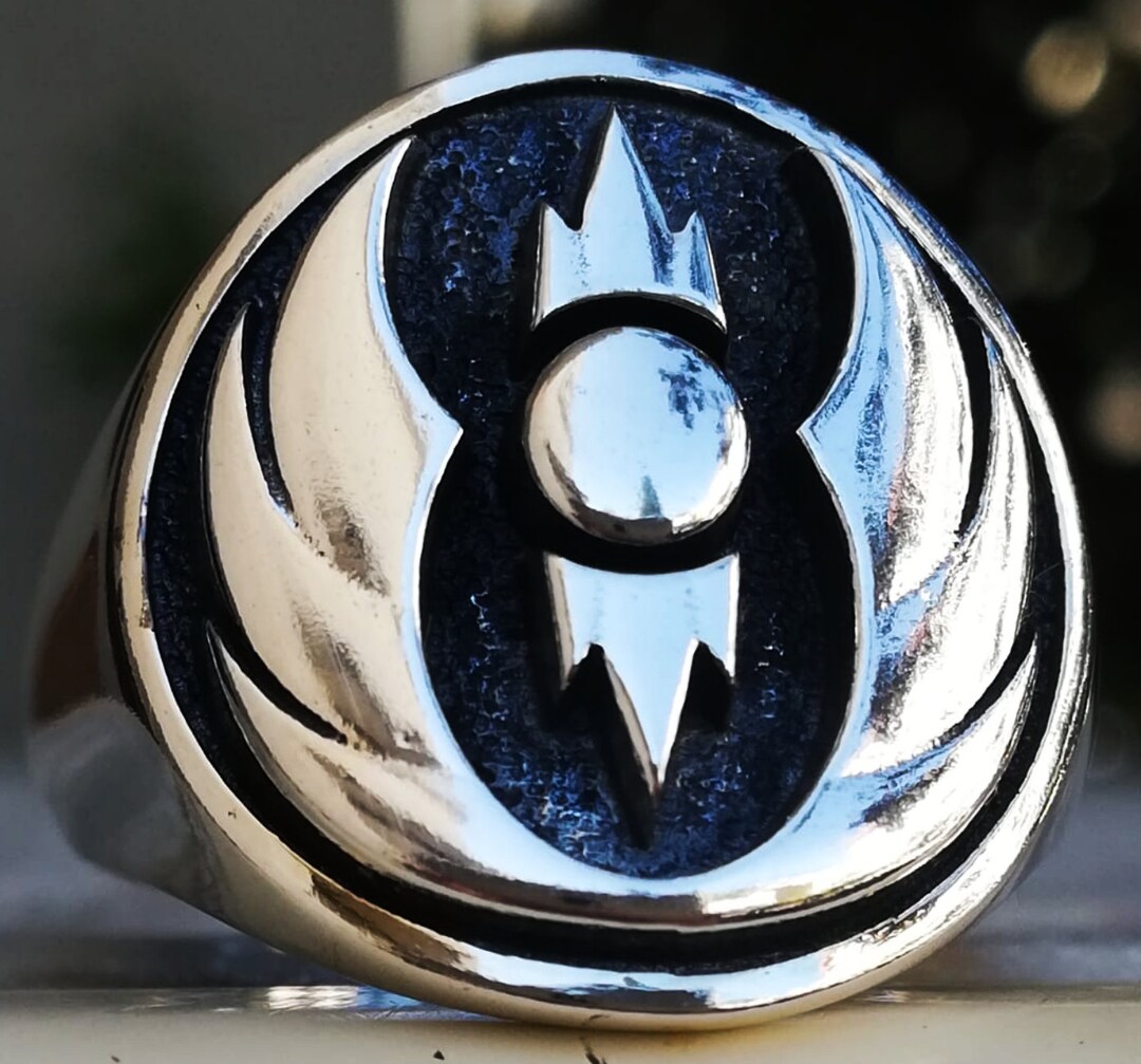 Star Wars Sith Order Jedi Order Insignia on Wood Rebel Handmade 3D Ring ...