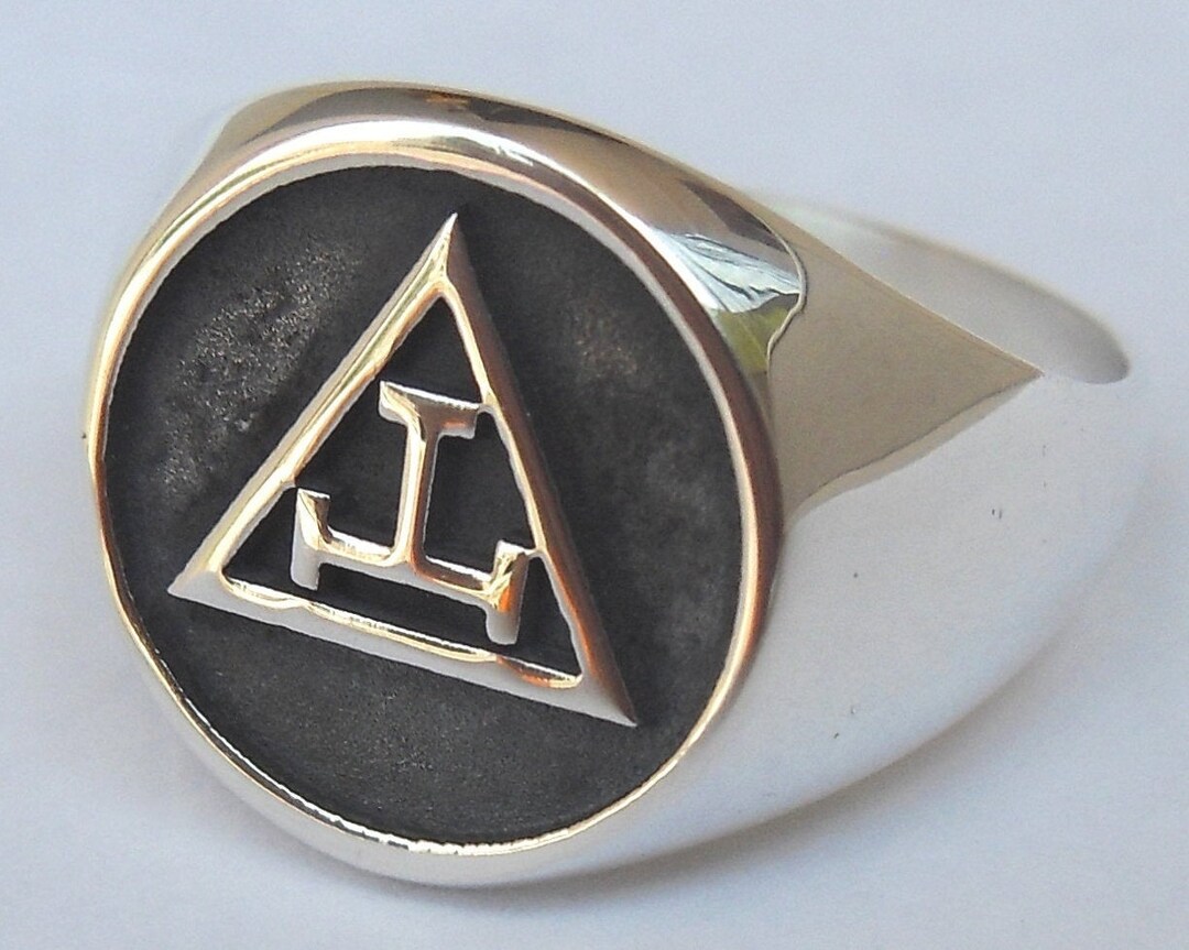 Royal Arch Masonic Mason Handmade Ring Sterling Silver 925 - Etsy