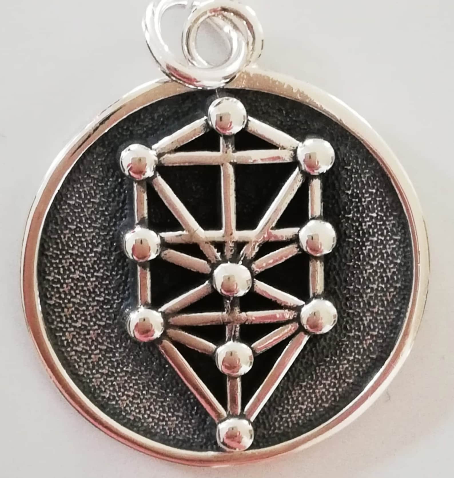 Sephiroth Kabbalah Tree of Life Handmade 3D Pendant Solid | Etsy