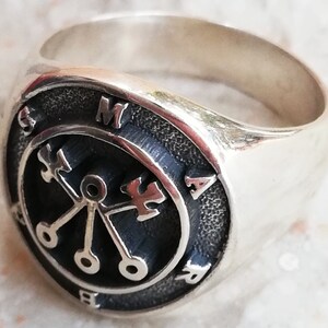 Sigil of Marbas Seal Handmade 3D Ring Solid Sterling Silver 925 - Etsy
