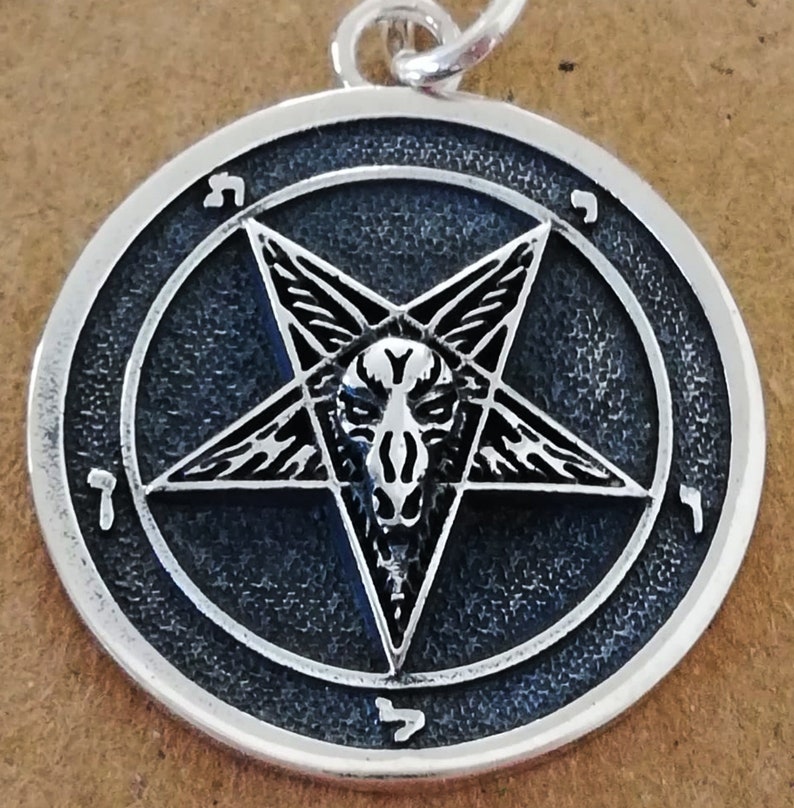 Church of Satan Sigil of Baphomet Lucifer Handmade 3D Pendant | Etsy