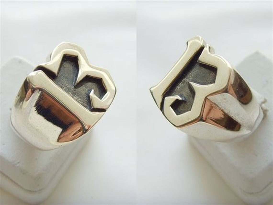 Lucky Number 13 Thirteenth Handmade Ring Sterling Silver 925 - Etsy