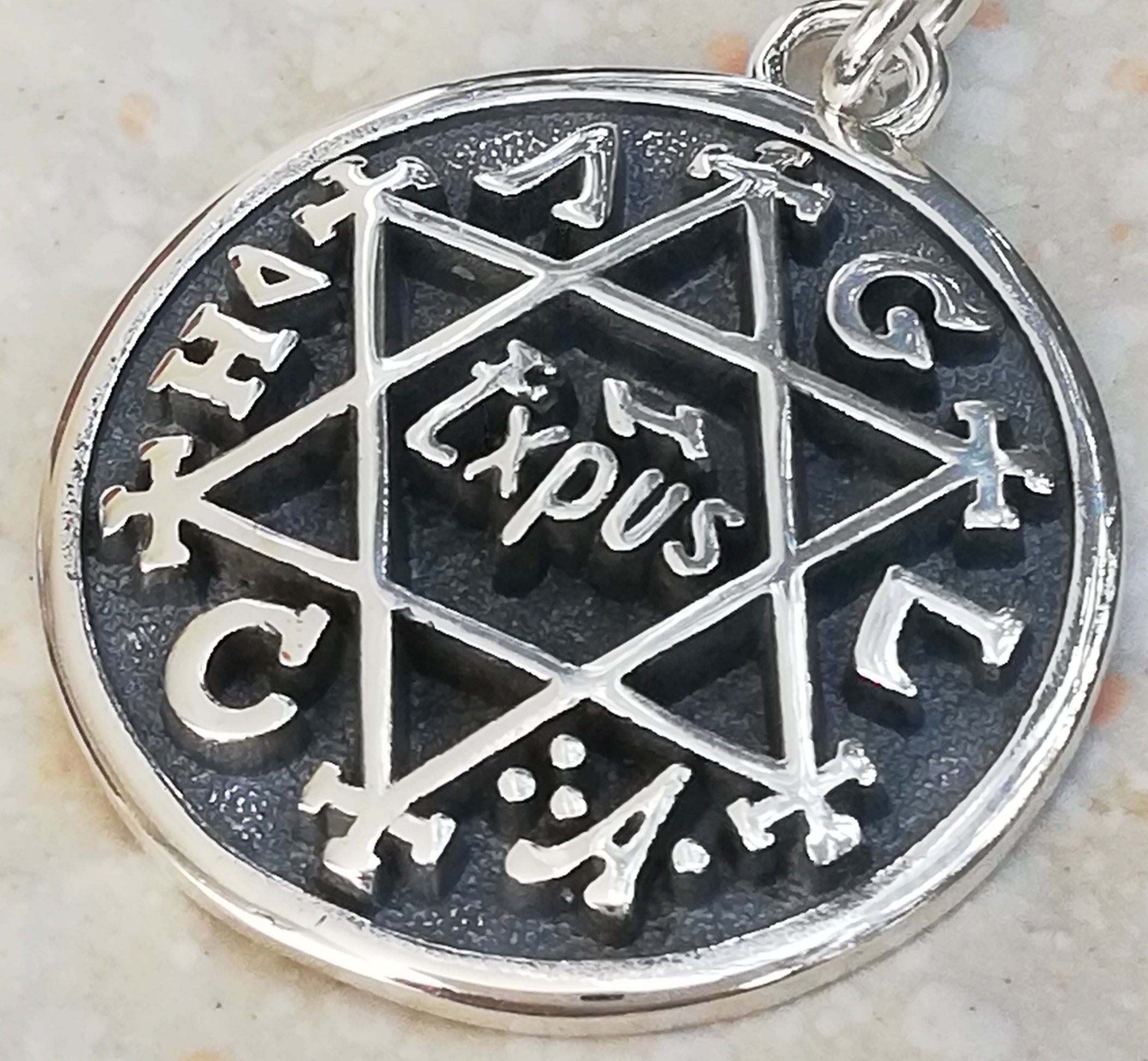 Anillo Del Rey Salomon txpus Estrella de David Hecho a mano 3D - Etsy ...