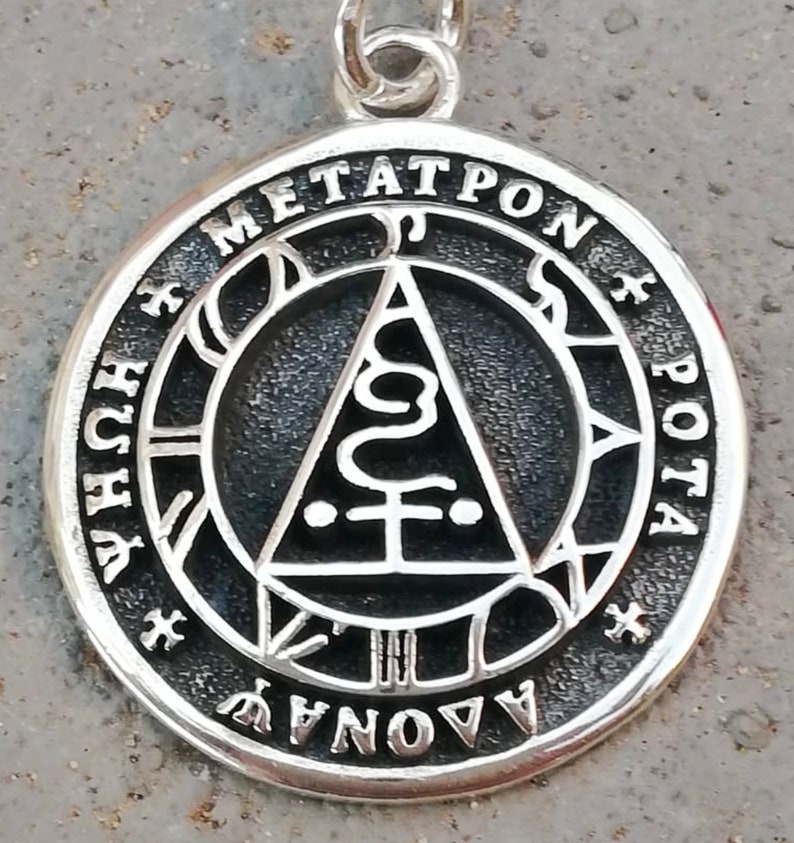 Seal of the Metatron Handmade 3D Pendant Solid Sterling Silver 925 - Etsy
