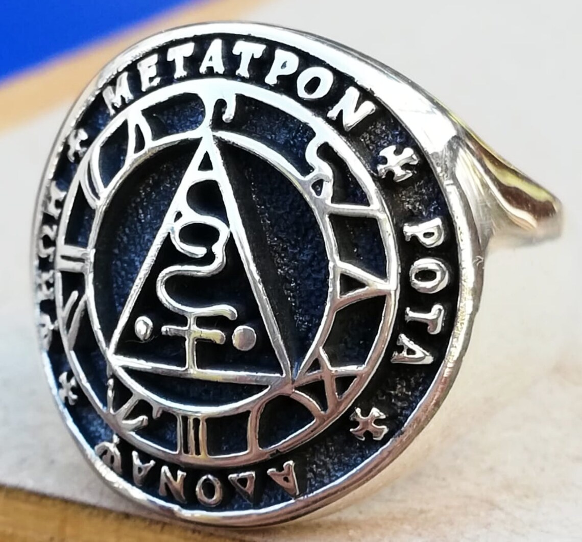 Seal of the Metatron Handmade 3D Ring Solid Sterling Silver - Etsy