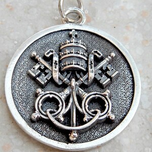 Vatican Christianity Crossed Keys Crown St. Peter Papal Keys Handmade ...