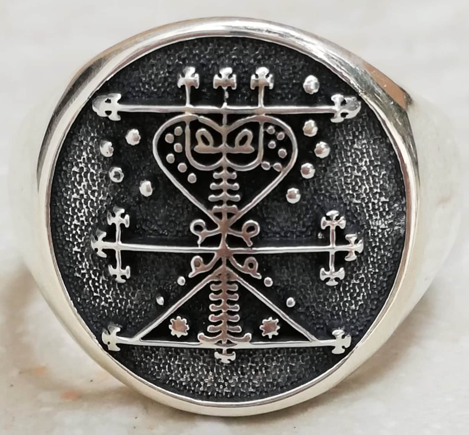 Loa Lwa Veve Maman Brigitte Amulet Voodoo Talisman Hoodoo - Etsy