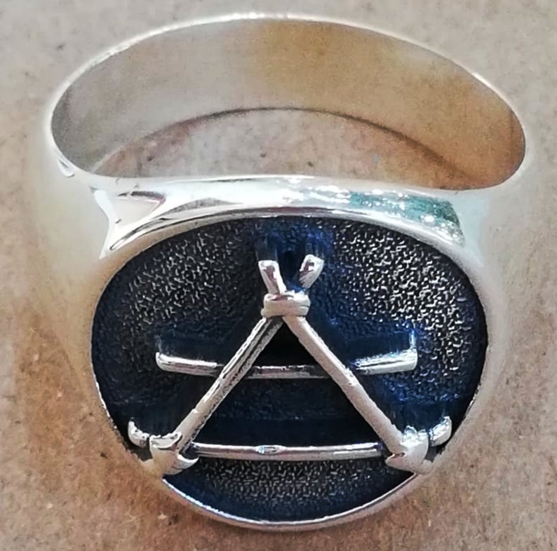 Air Symbol Upward Triangle Emblem Air Element Amulet Talisman | Etsy