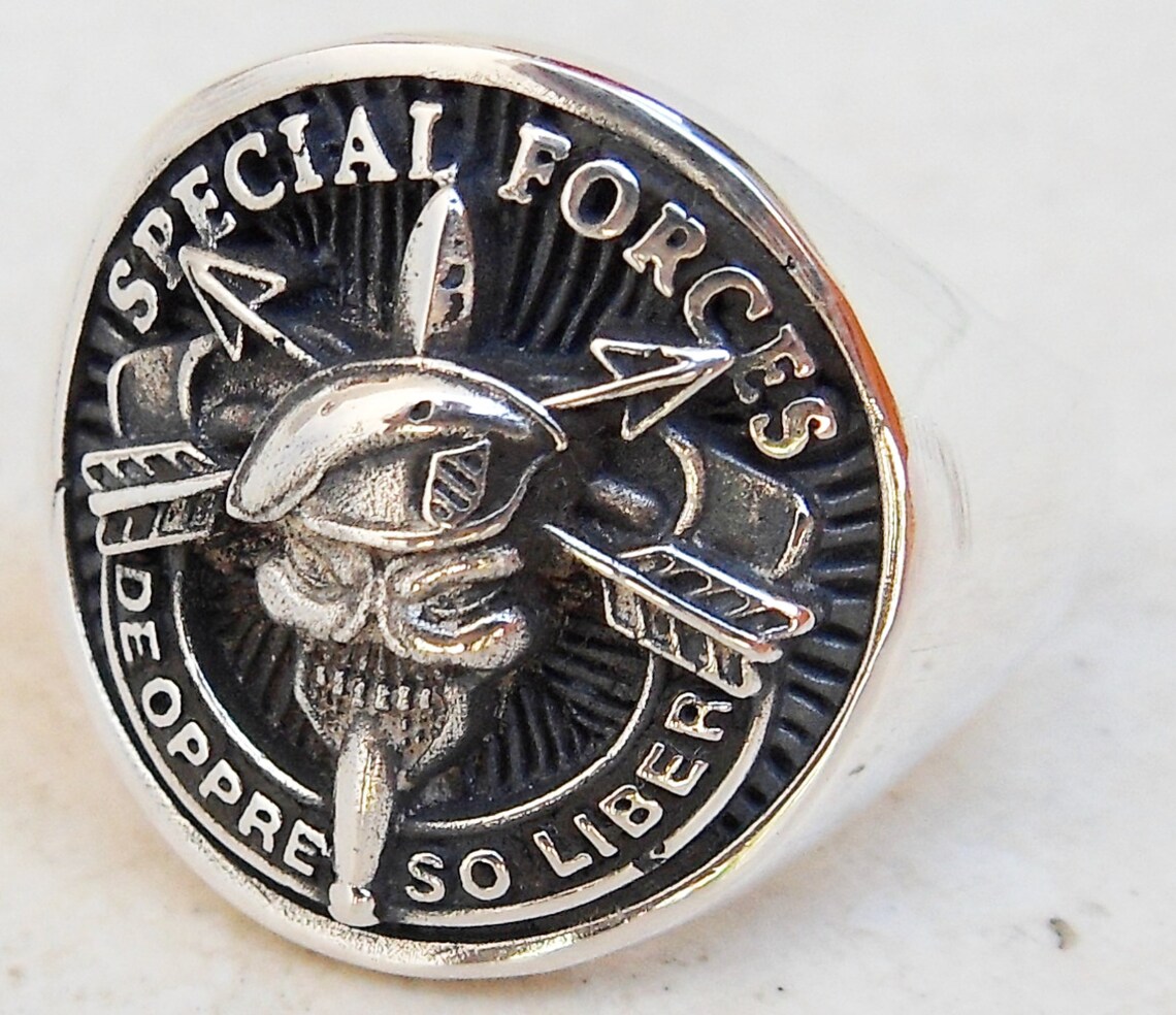 Special Forces Airborne Military Handmade 3D Ring Solid - Etsy