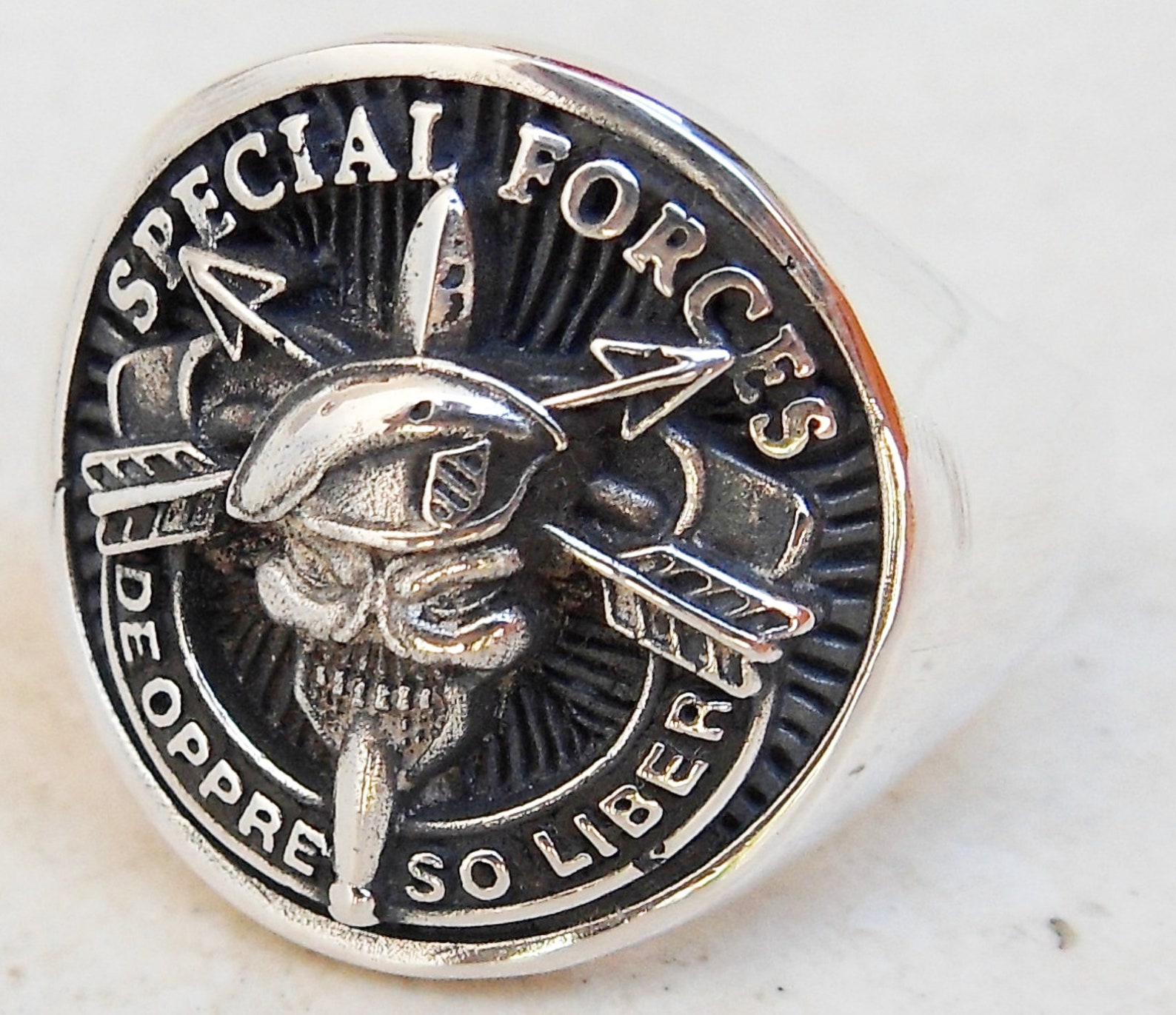 Special Forces Airborne Military Handmade 3D Ring Solid - Etsy