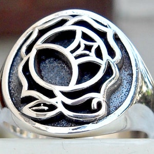 Utena Handmade 3D Ring Solid Sterling Silver 925 - Etsy
