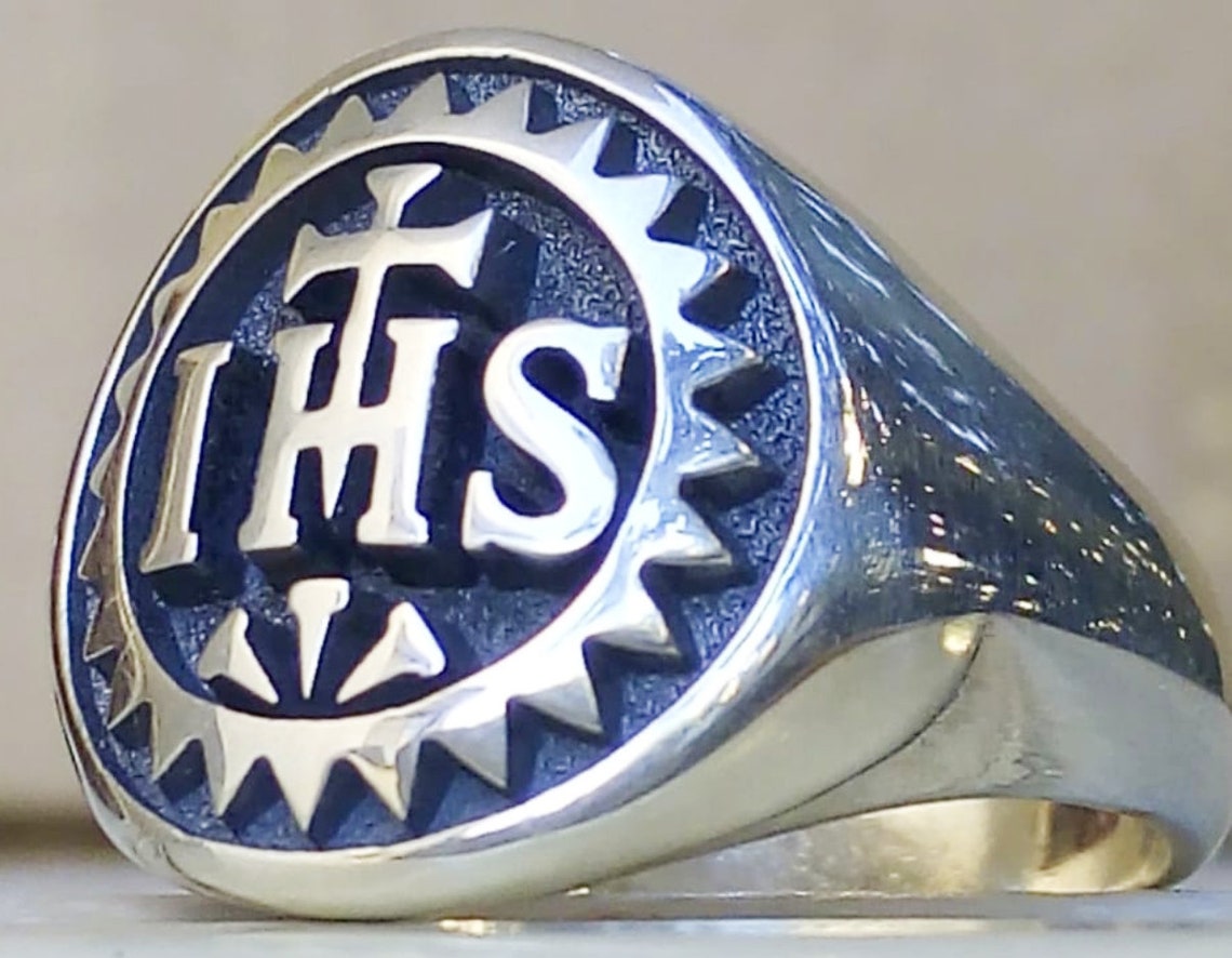 IHS Jesuit Society of Jesus The Holy Name of Jesus Handmade 3D | Etsy