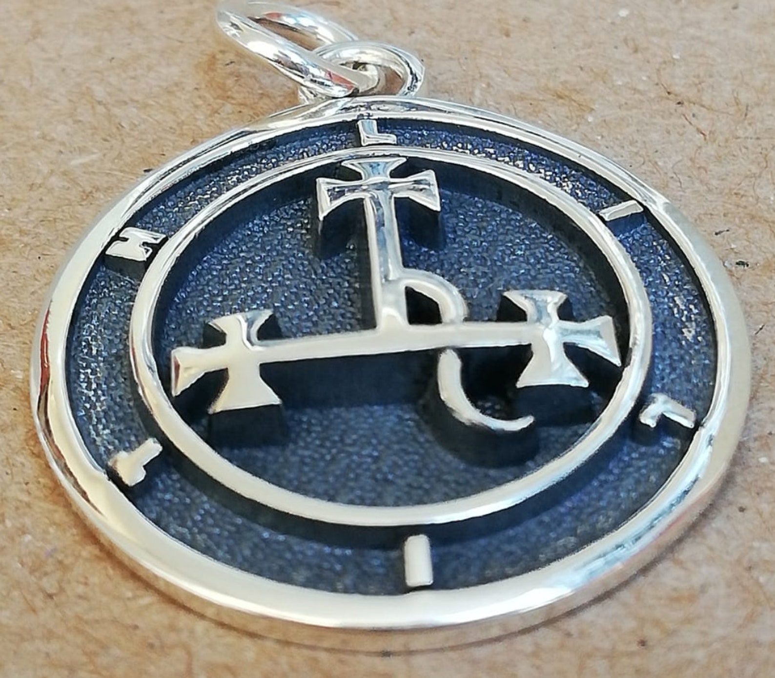 Seal Sigil of Lilith Handmade 3D Pendant Solid Sterling Silver - Etsy