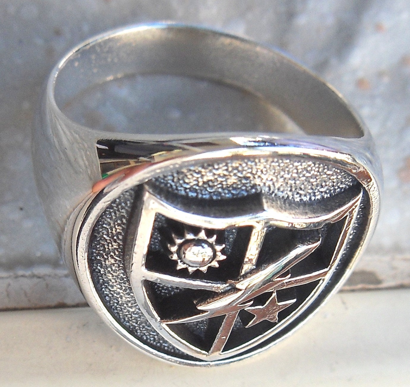 US Army 75th Ranger Regiment Handmade 3D Ring Solid Sterling | Etsy