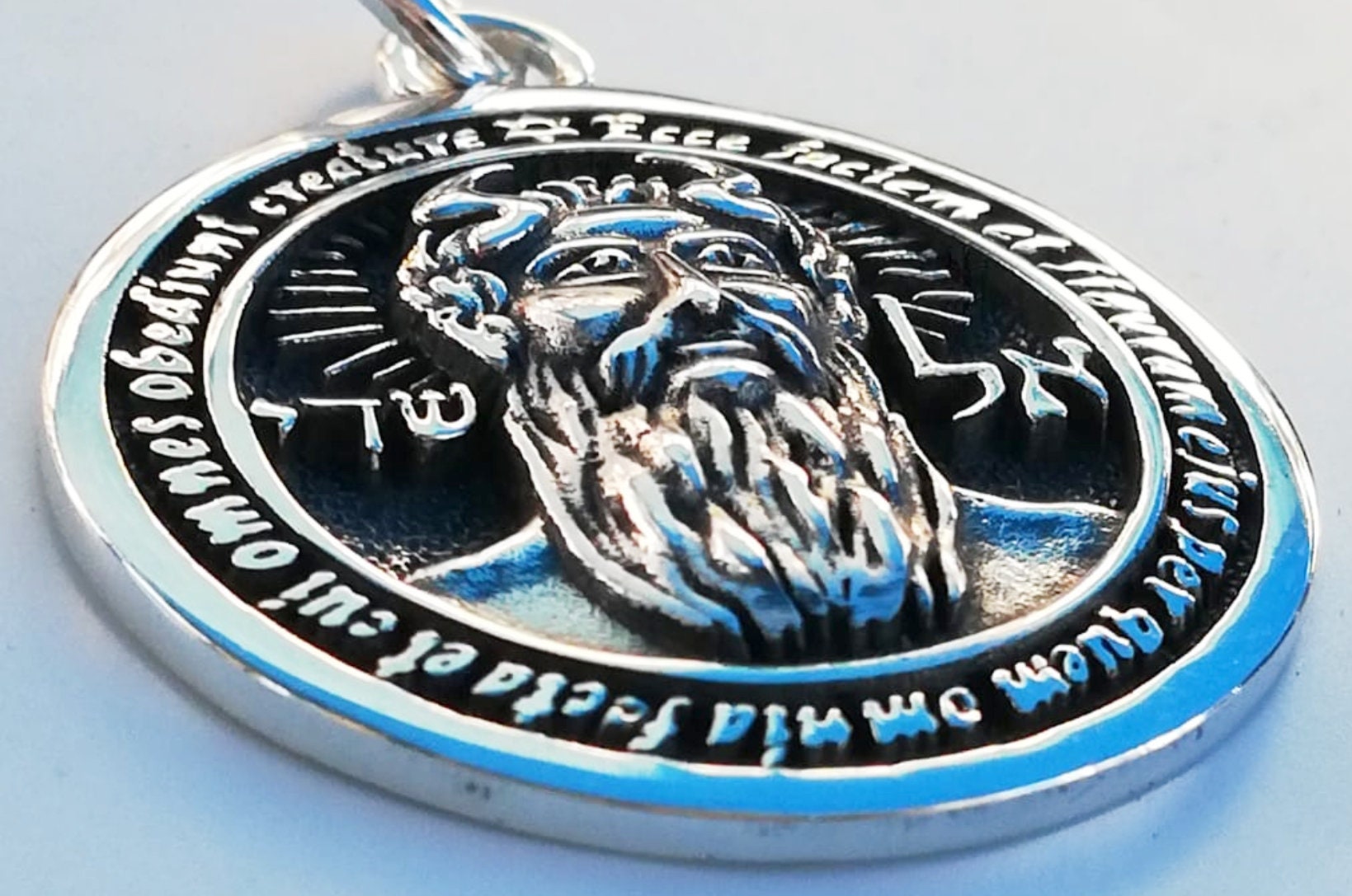 Goetia First Pentacle of the Sun Solomon Kabbalah Amulet - Etsy UK