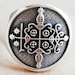 Papa Legba Veve the Guardian of the Crossroads Handmade 3D Ring Solid ...