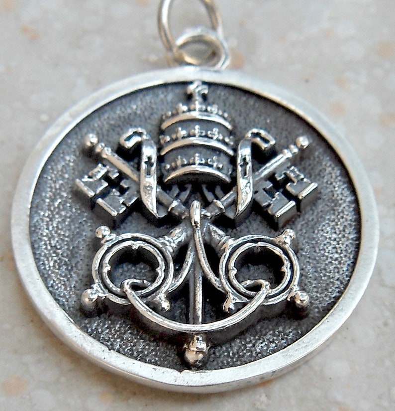 Vatican Christianity Crossed Keys Crown St. Peter Papal Keys Handmade ...