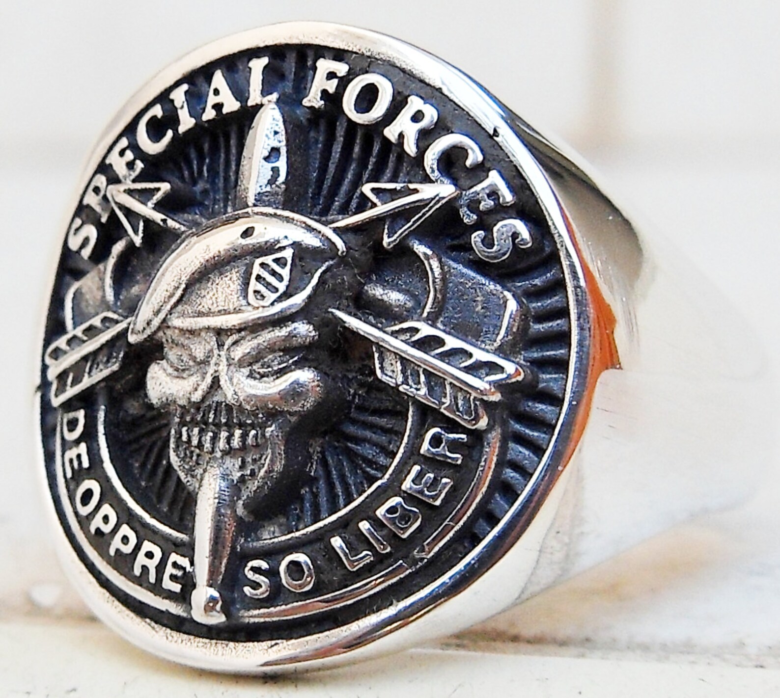Special Forces Airborne Military Handmade 3D Ring Solid - Etsy