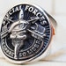 Special Forces Airborne Military Handmade 3D Ring Solid Sterling Silver ...