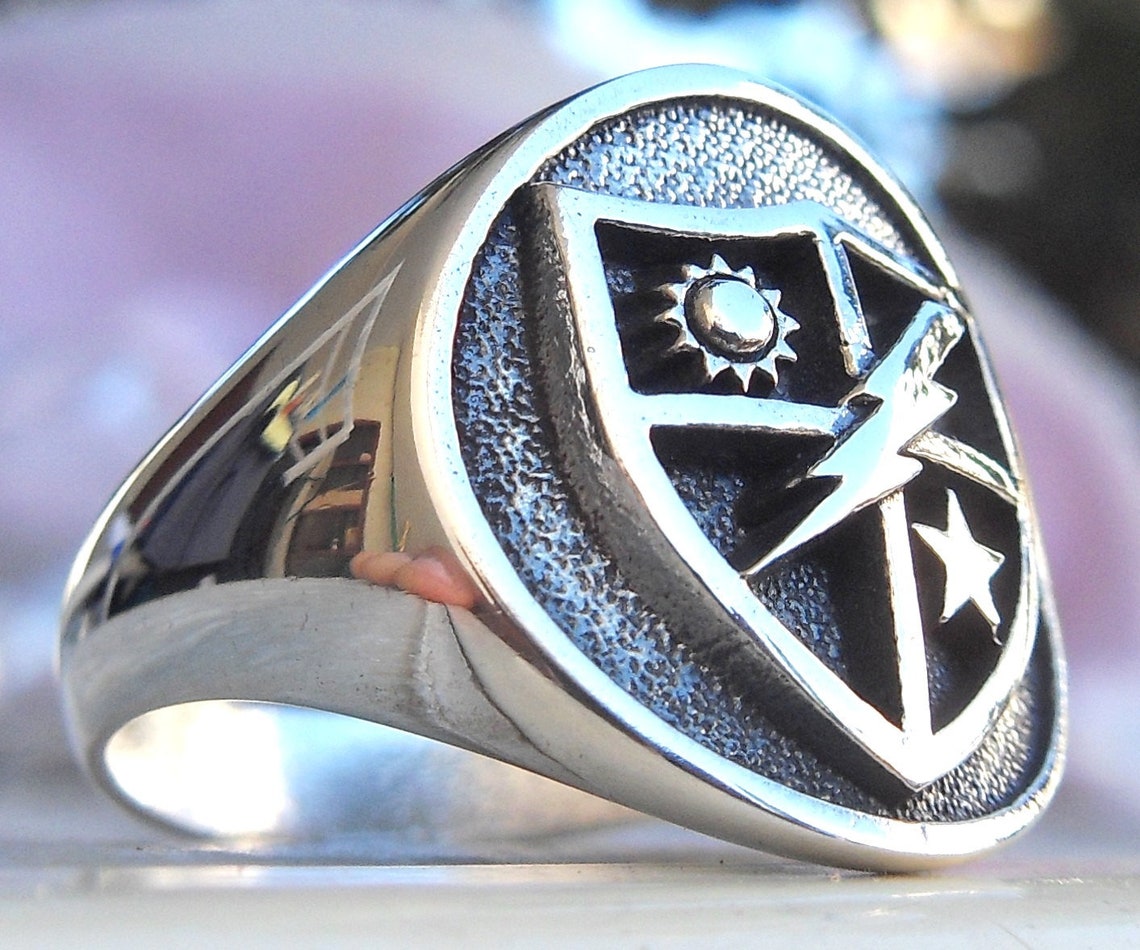 US Army 75th Ranger Regiment Handmade 3D Ring Solid Sterling - Etsy