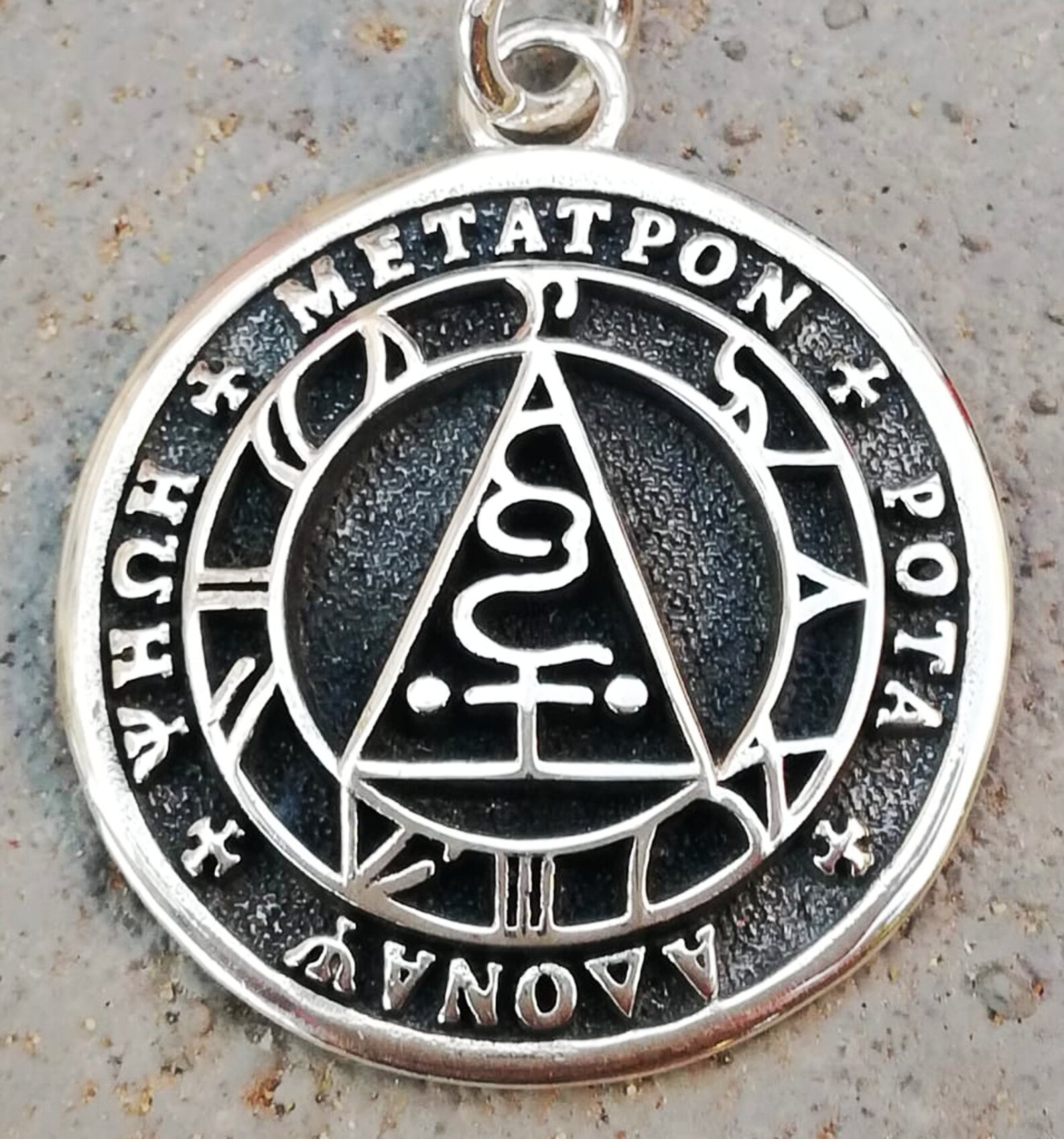 Seal of the Metatron Handmade 3D Pendant Solid Sterling Silver | Etsy