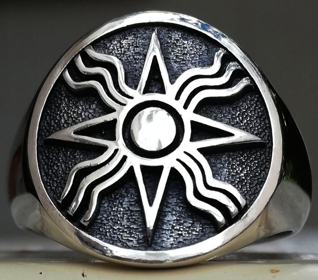 Star of Shamash Handmade 3D Ring Solid Sterling Silver 925 - Etsy